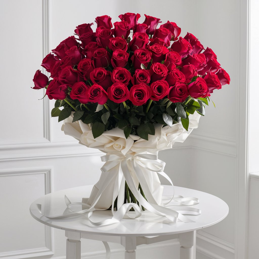Order 50 Roses Bouquet online | Get same day delivery PAN India in 3 hours